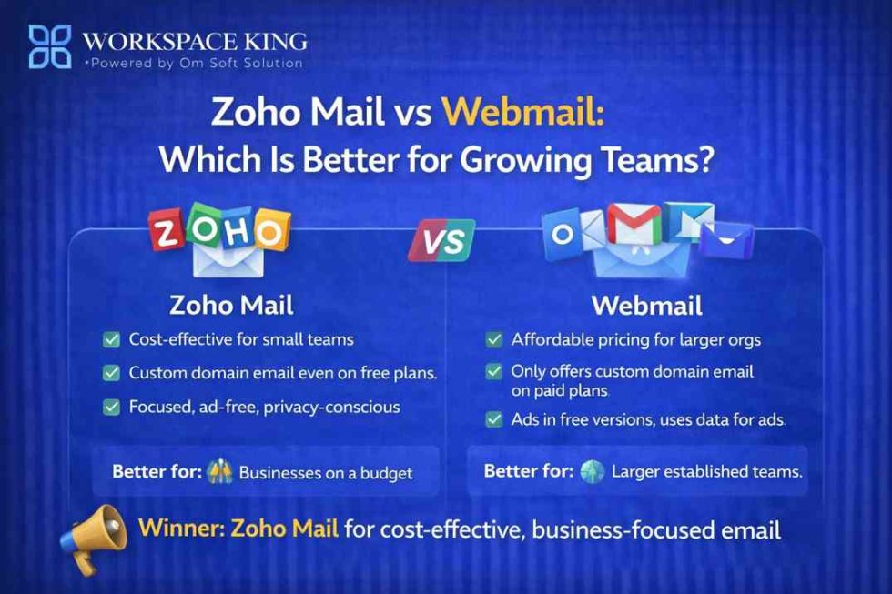 Zoho Mail vs Webmail: Which Is Better for Growing Teams? - workspaceking